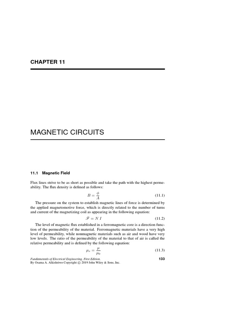 EE200 Chapter11 | Download Free PDF | Inductor | Quantity
