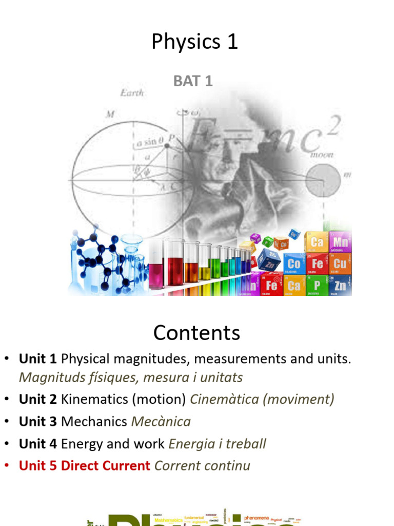 BAT Physics Unit 5 Direct Current 2024 | PDF | Electric Current | Doping (Semiconductor)