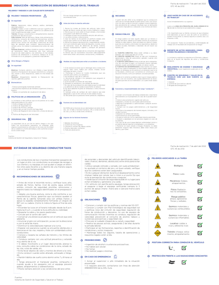 Plegable Induccion Conductores | PDF | Seguridad vial | Peatonal