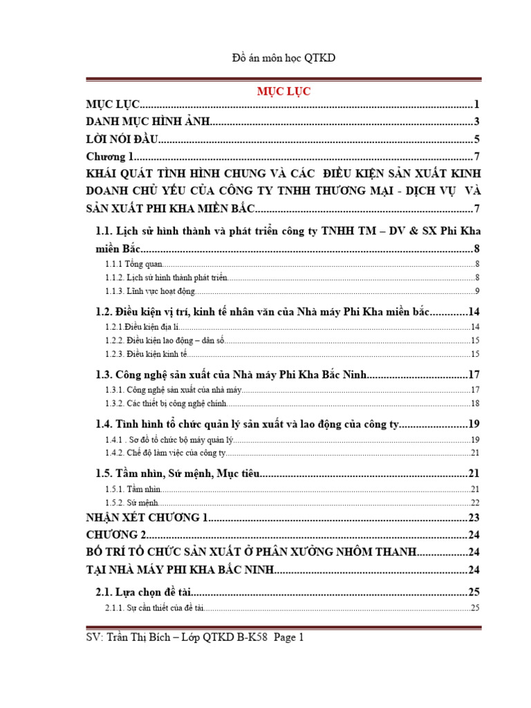 Đ Án Môn QTKD | PDF