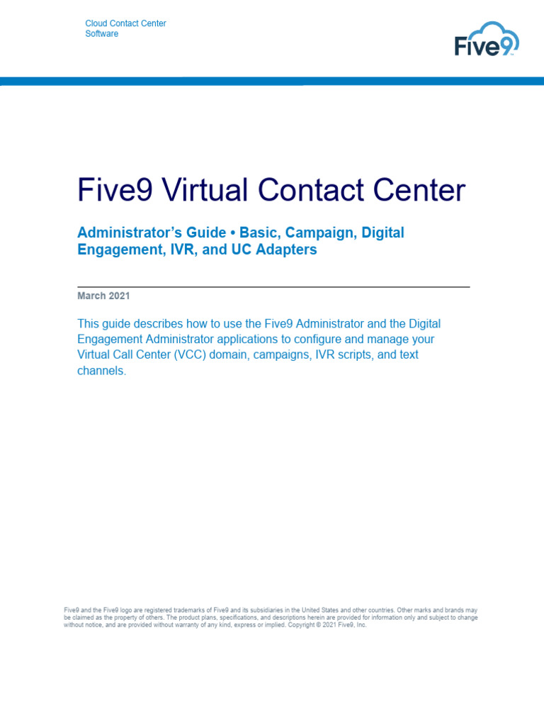 Administrators Guide | PDF | Call Centre | Voicemail