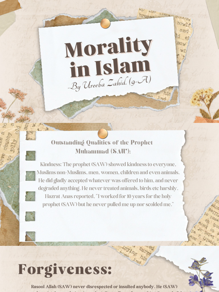 Morality in Islam | PDF | Muhammad | Abrahamic Religions