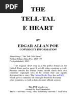 The Tell-Tale Heart Edgar Allan Poe | PDF