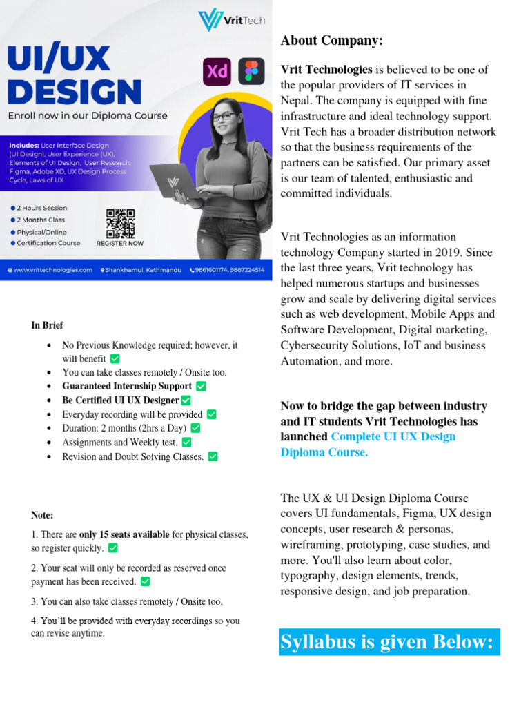 UIUX Syllabus | PDF | Human–Computer Interaction | Usability