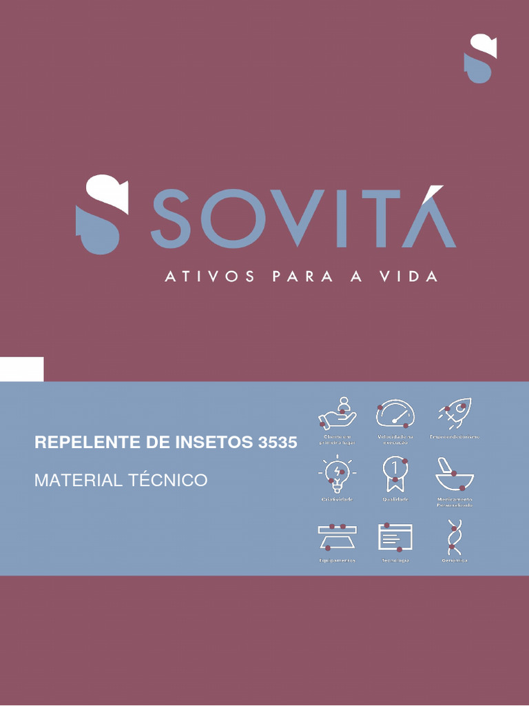 Literatura Repelente de Insetos IR3535 | PDF | Aedes aegypti | Química