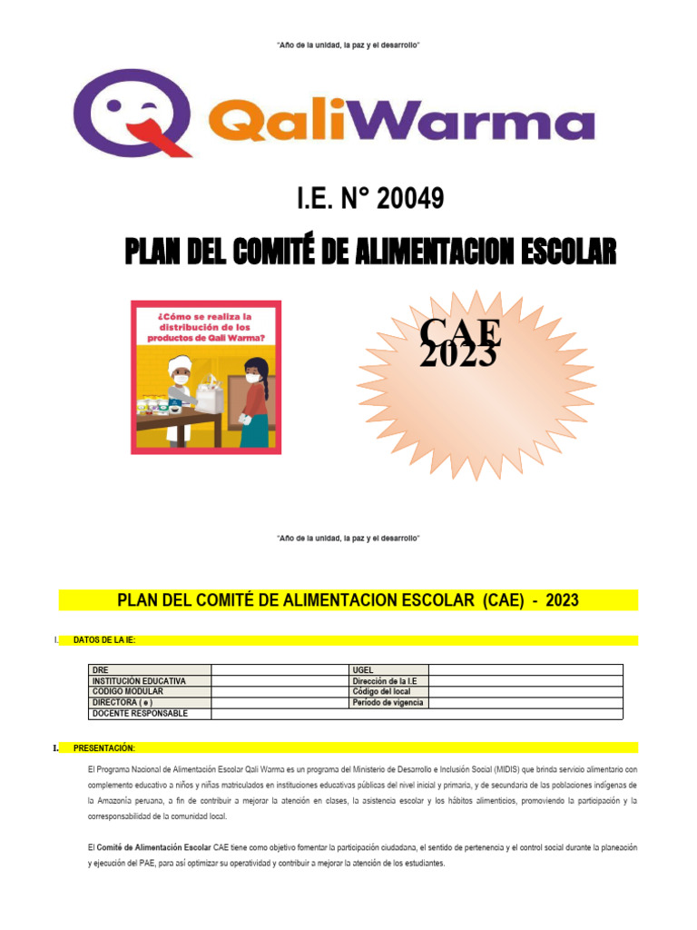 Plan de Cae-2023 | PDF | Violación | Escuelas
