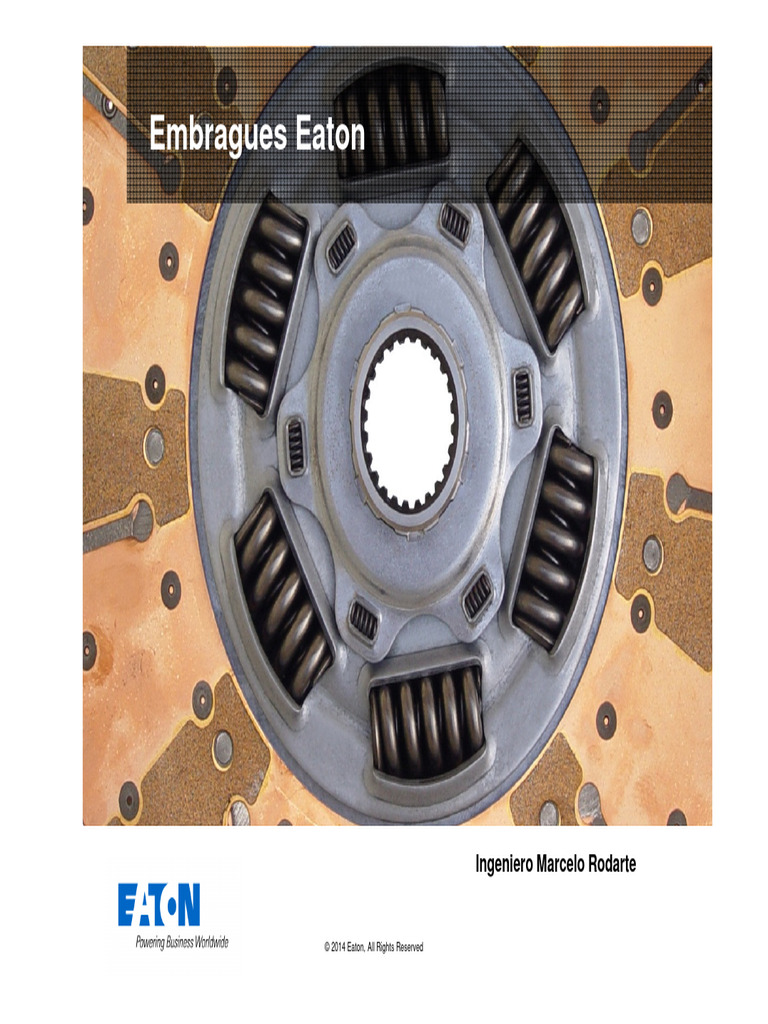 Embragues - Eaton | Descargar gratis PDF | Embrague | Direccion