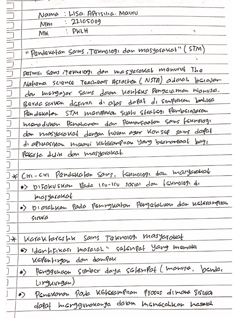 Lisa Mauru (22105009) PKLH KLP 5 | PDF