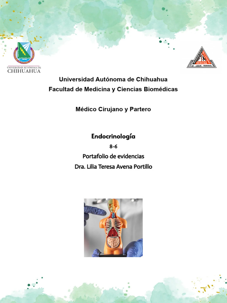 Portafolio de Evidencias Endocrinologia | PDF | Tiroides | Hipertiroidismo