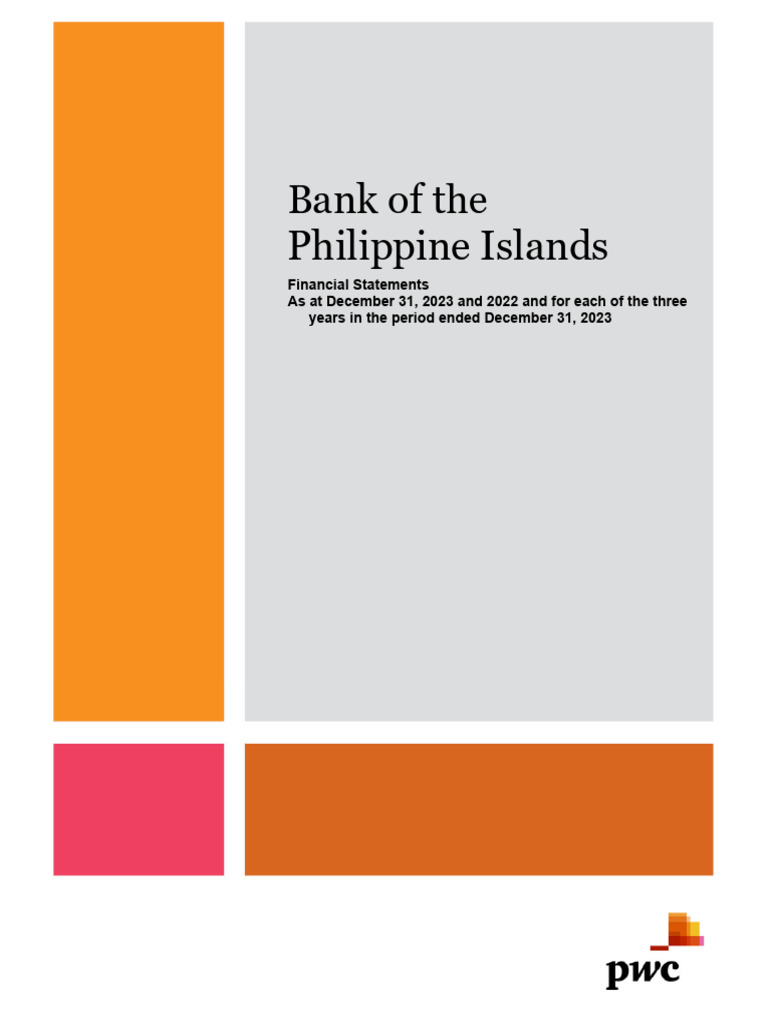 BPI Financial Statements 2023 Overview | PDF | Banks | Expense