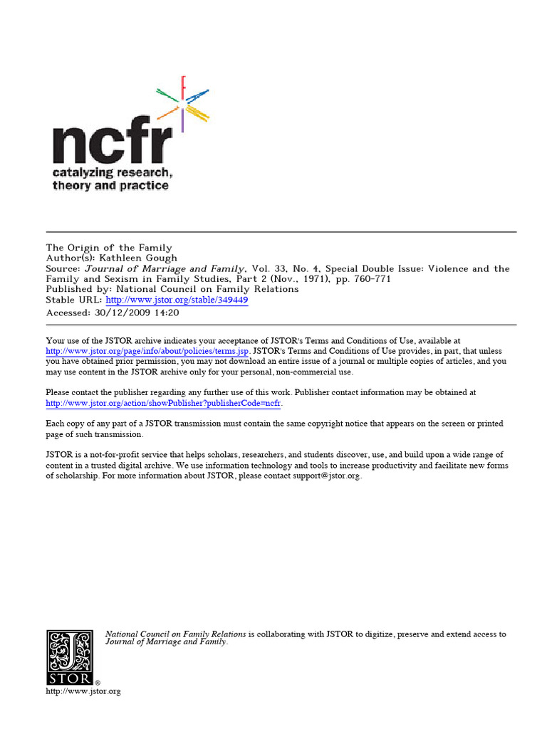 Origin of the Family Gough | Download Free PDF | Ape | Hominidae