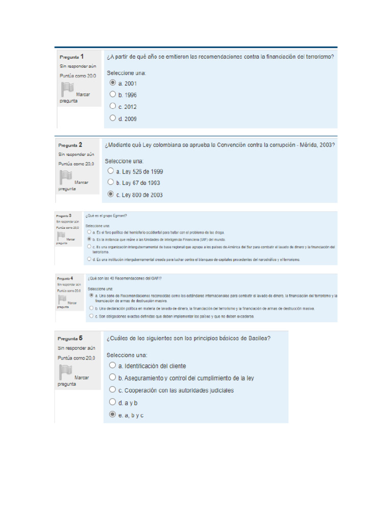 Questionario 1. | PDF