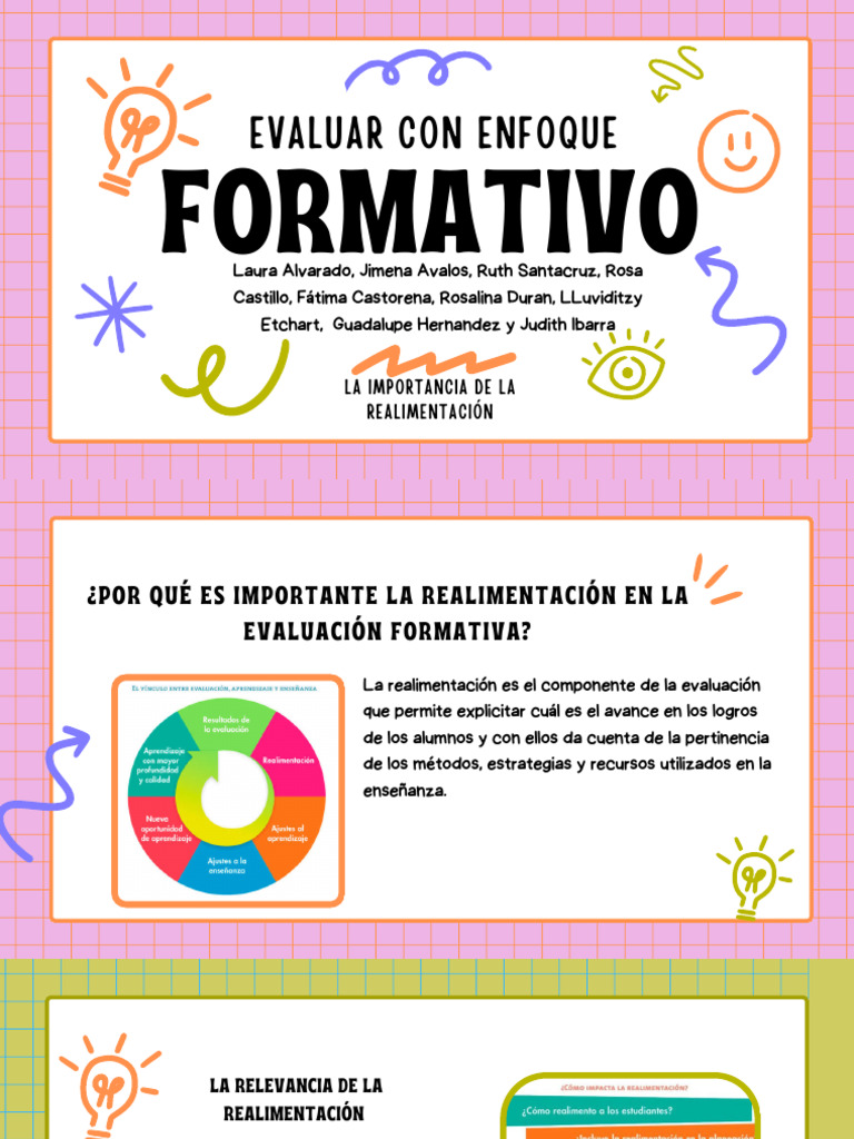 Evaluar Con Enfoque Formativo Pdf Evaluación Aprendizaje 3358