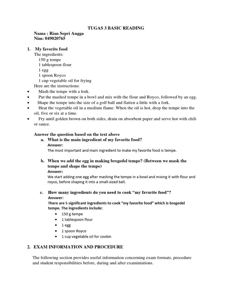 Tugas 3 Basic Reading AR | Download Free PDF | Linguistics