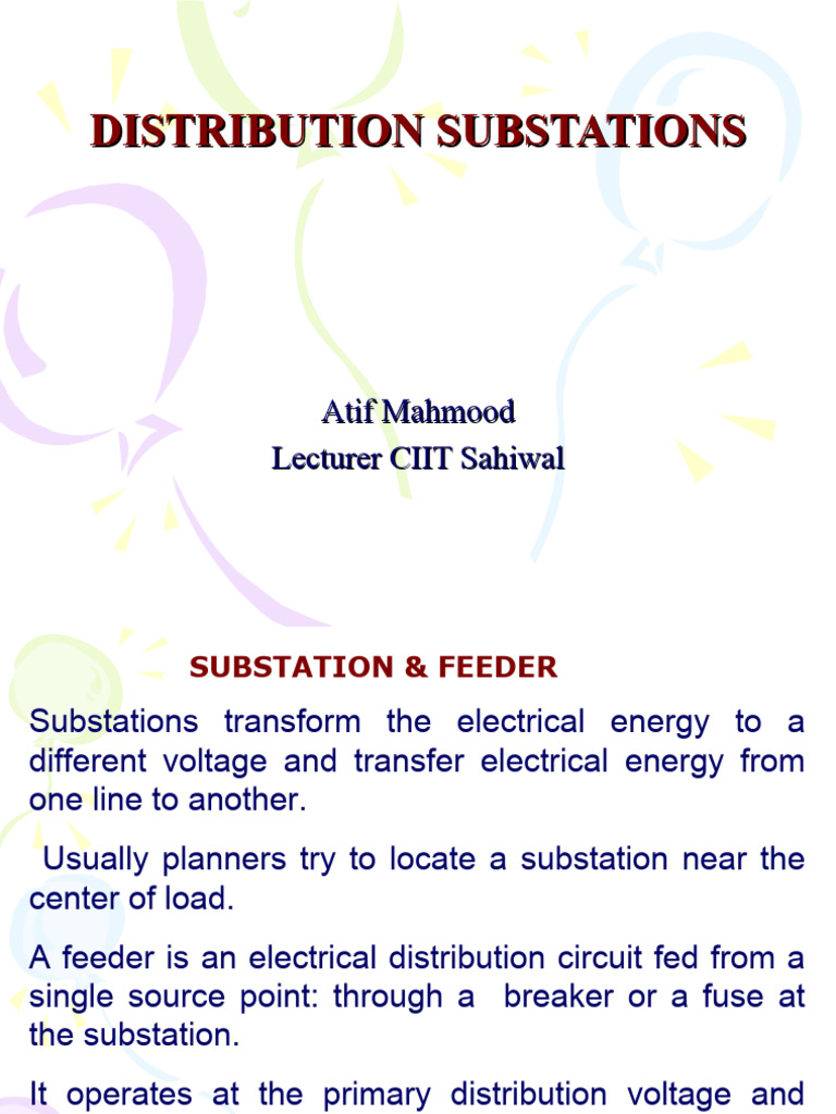 Understanding Distribution Substations | PDF | Electrical Substation ...