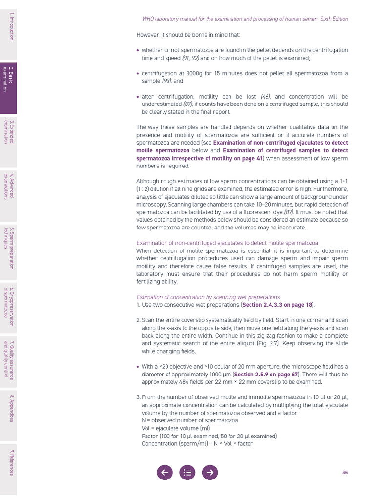 Manual Esperma Oms 6 Ed (050-100) | PDF