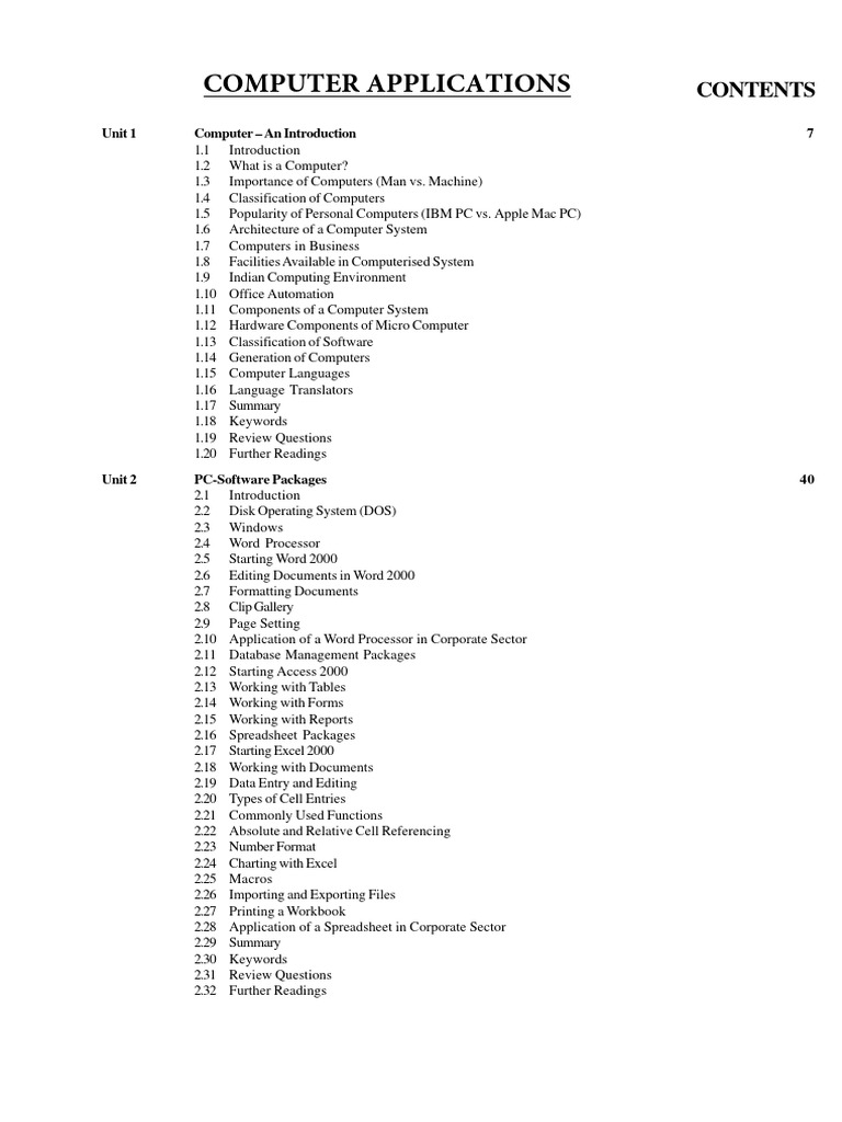 Computer Applications | Download Free PDF | Random Access Memory | Read Only Memory