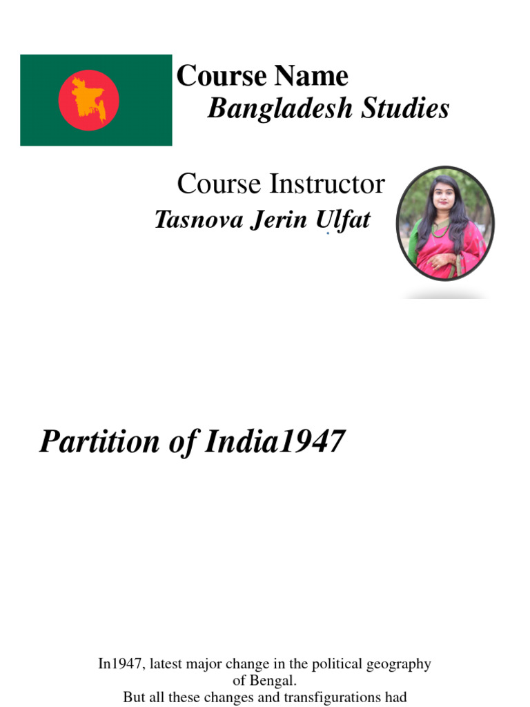 Partition of India 1947 | PDF