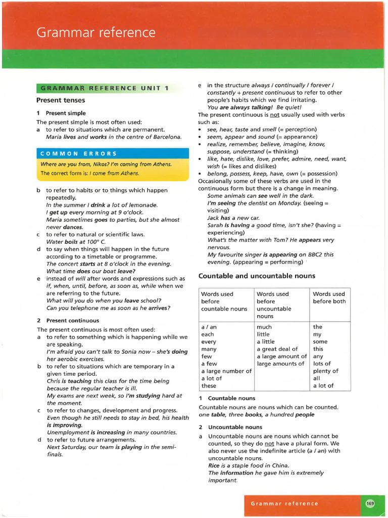 Gramática - 1 | PDF