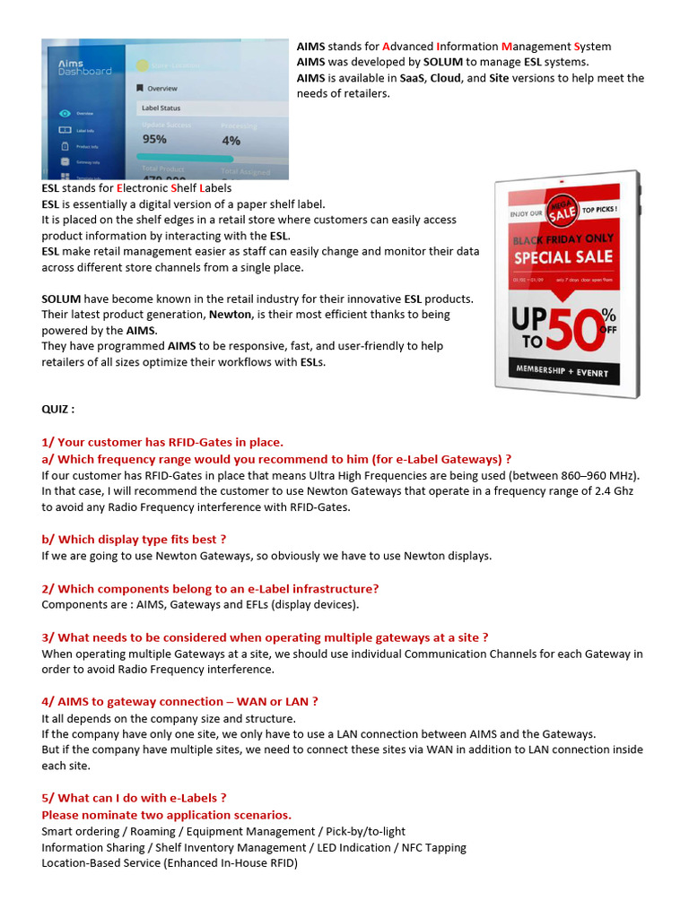 QUIZ | Download Free PDF | Wireless | Information And Communications Technology