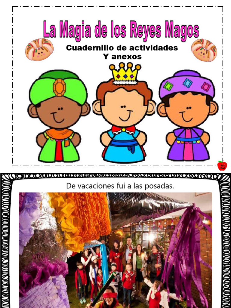 Actividades de Vacaciones y Tradiciones | PDF | Reyes Magos