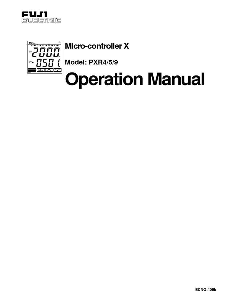 Manual PX-R4 | PDF | Thermocouple | Parameter (Computer Programming)