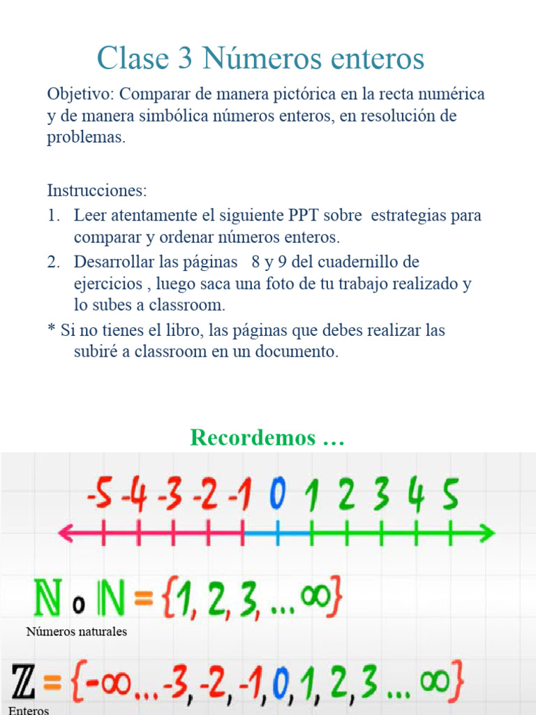 Numeros Enteros y Fracciones | PDF | Entero | Matemáticas
