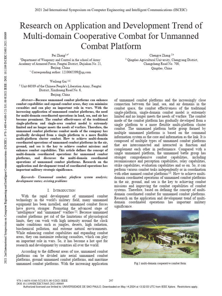 Research On Application and Development Trend of Multi-Domain ...