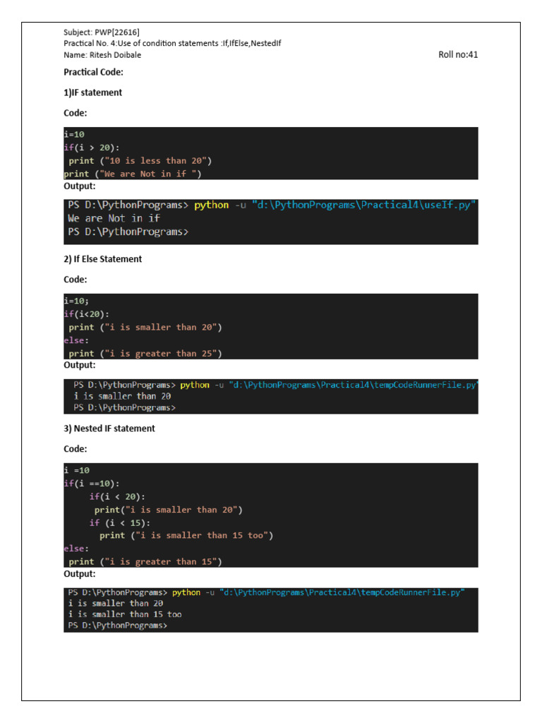 Pract4 | PDF | Computer Programming | Computer Engineering