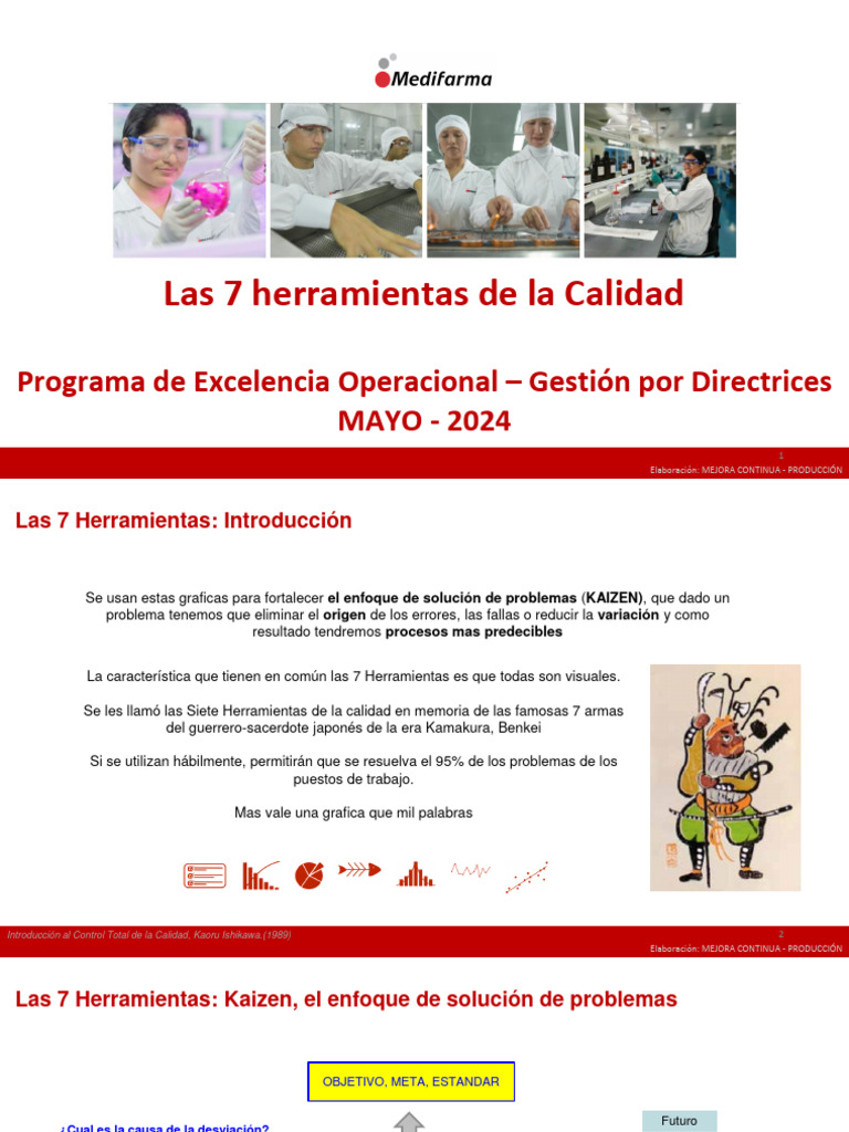 Las 7 Herramientas de La Calidad | PDF | Gráfico de dispersión