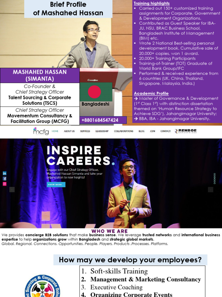 Detailed Profile - Mashahed Hassan Simanta (Bangladesh) - 2024 | PDF ...