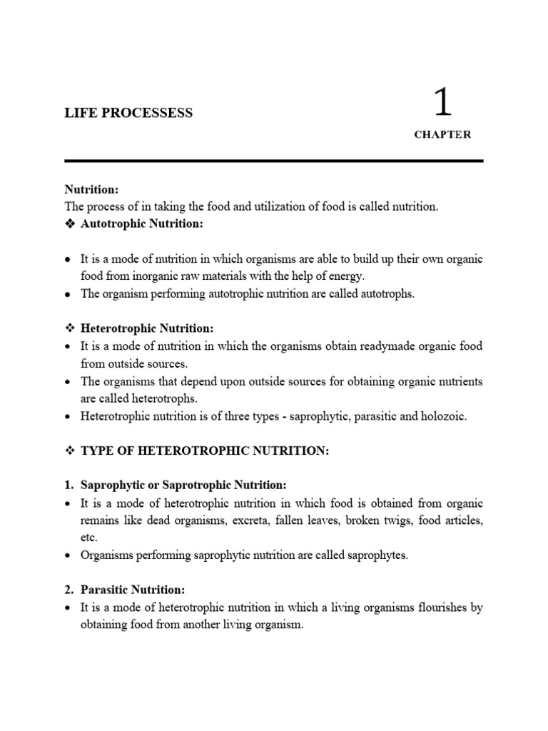 03-Life Processes-1 | PDF | Atrium (Heart) | Biology