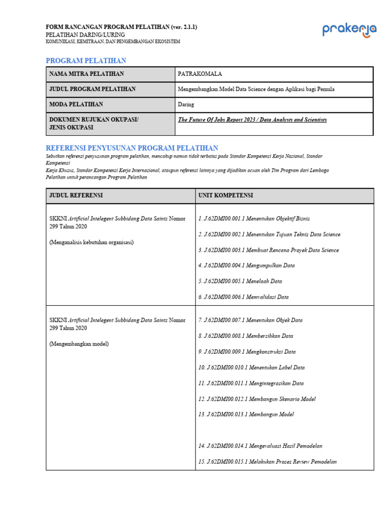Pelatihan Data Science untuk Pemula | PDF | Komputer