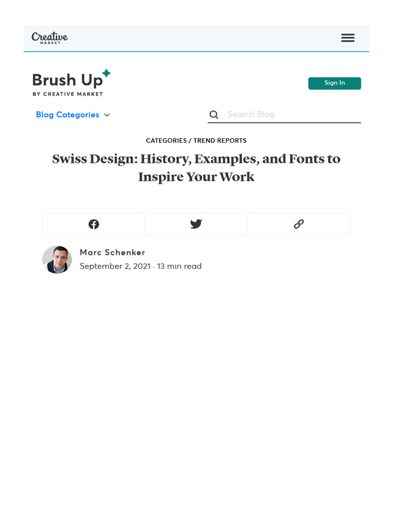 Swiss Design - History, Examples, and Fonts To Inspire Your Work ...