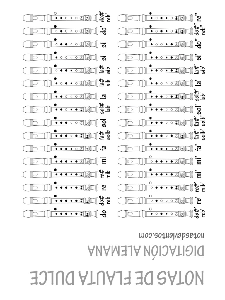 Notas Flauta | PDF