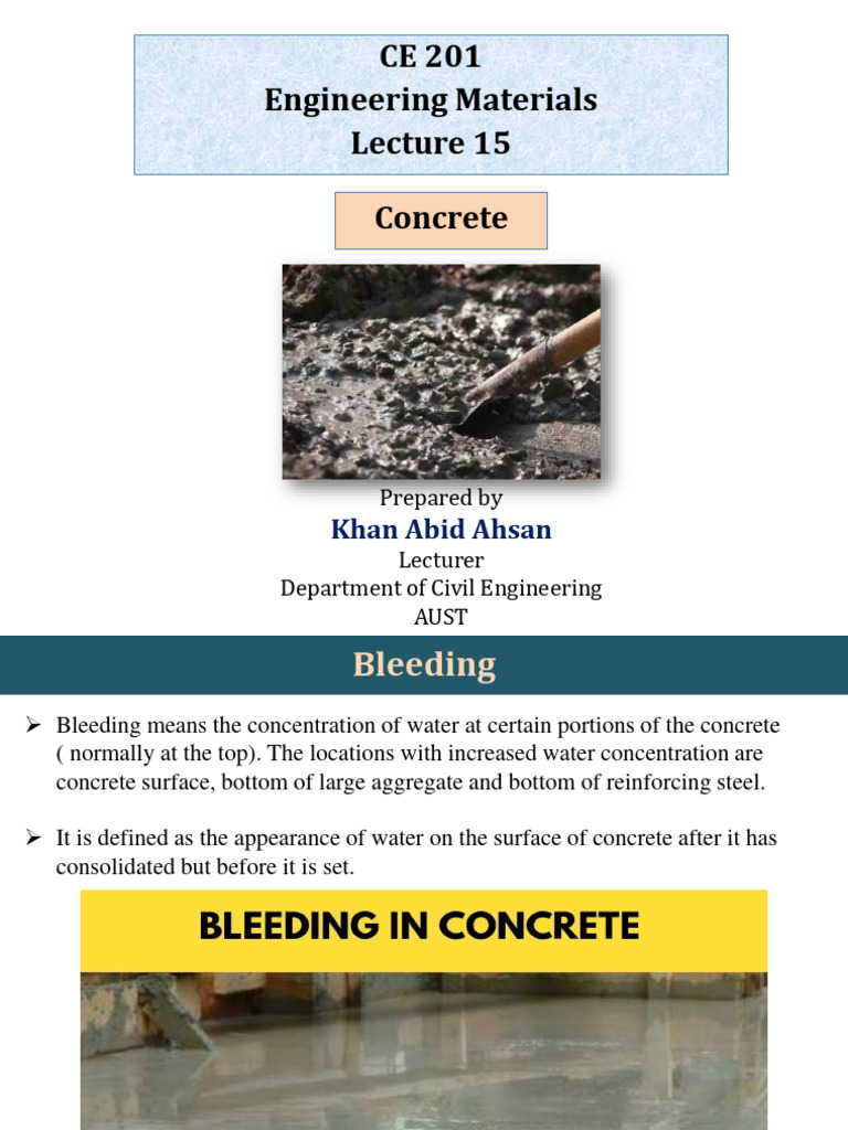 A Lec 15 Concrete F'20 | PDF | Concrete | Stress (Mechanics)