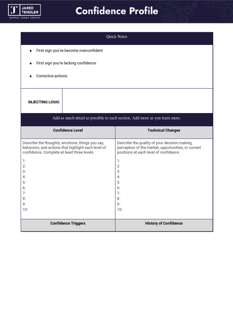 Confidence Profile | PDF