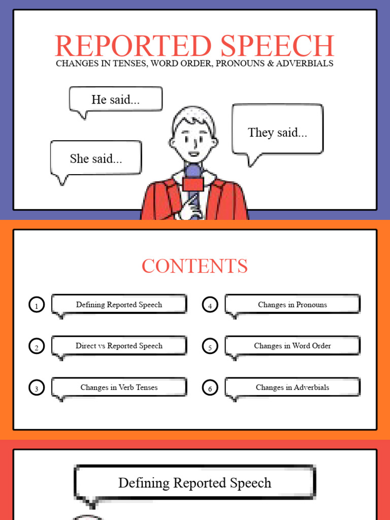 Reported Statements | Download Free PDF | Linguistic Typology ...