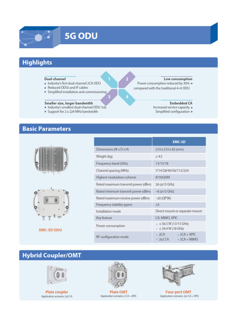 5G ODU - en | Download Free PDF | Radio | Electrical Engineering