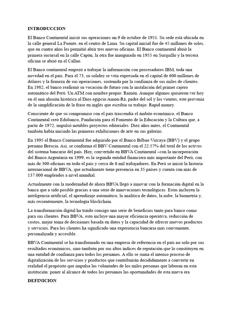 intrroduccion | PDF | Bancos | Economias