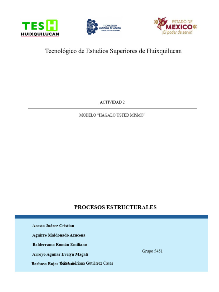 Modelo Hágalo Usted Mismo Pdf Iniciativa Empresarial Toma De