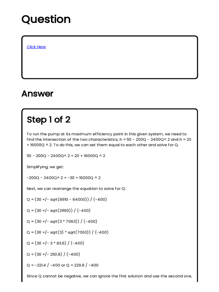 Answer Step 1 of 2: Click Here | PDF | Science & Mathematics ...