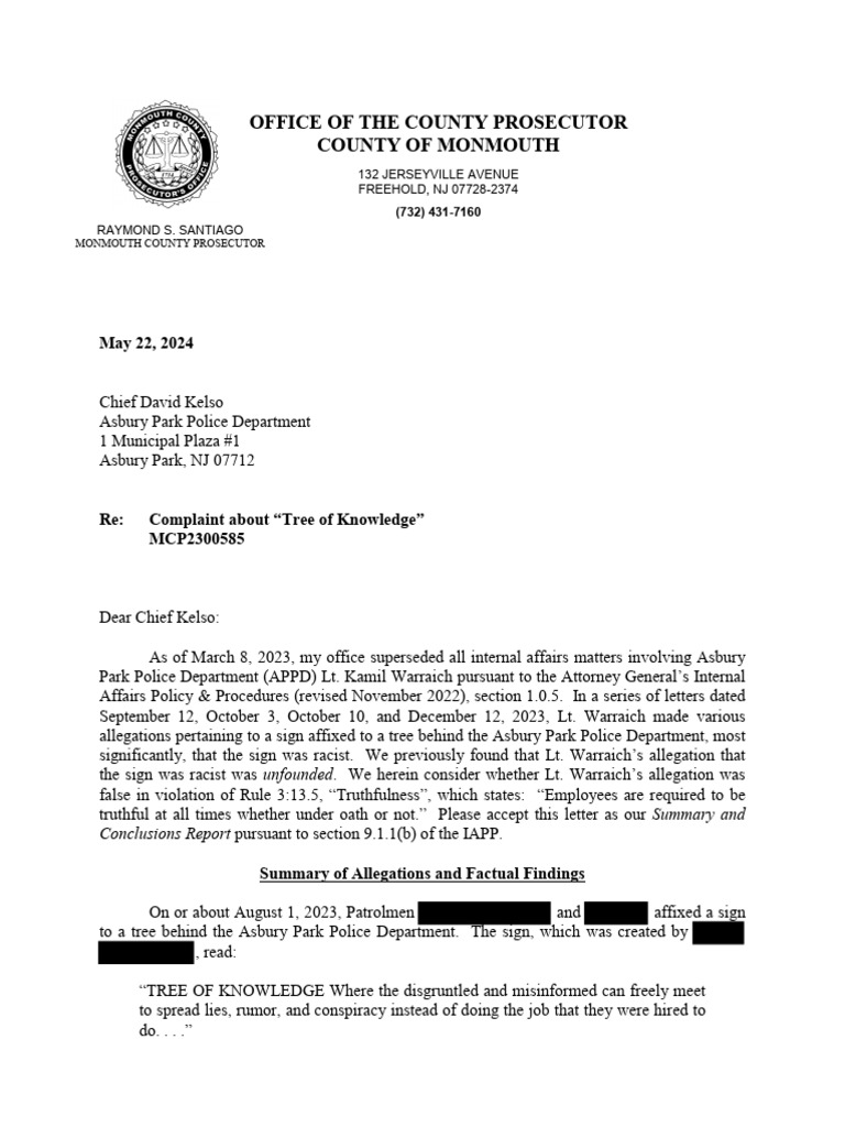 Tree of Knowledge Summary and Conclusions Report (REDACTED COPY) | PDF ...