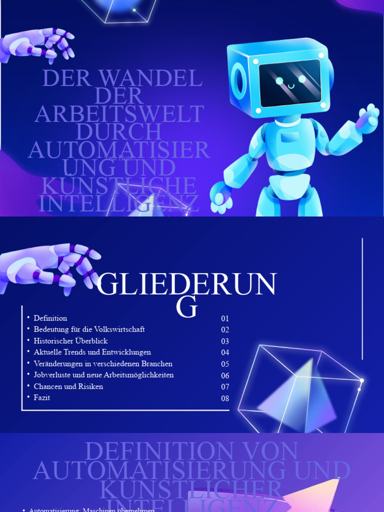 Der Wandel Der Arbeitswelt Durch Automatisierung Und Künstliche ...