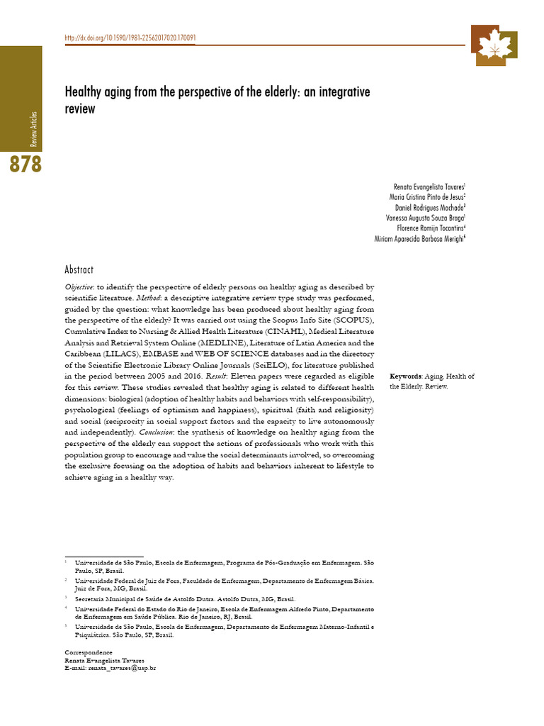 healthy aging | PDF | Ageing | Behavior