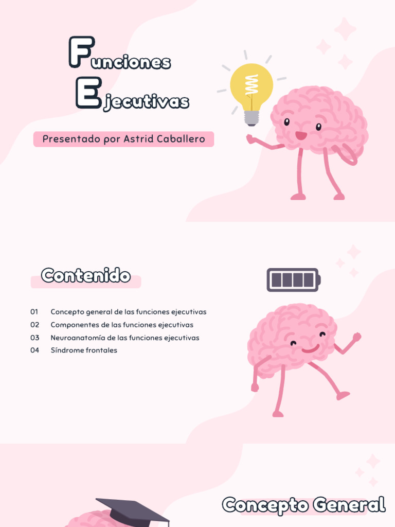 Funciones Ejecutivas: Conceptos y Síndromes | PDF | Funciones ...
