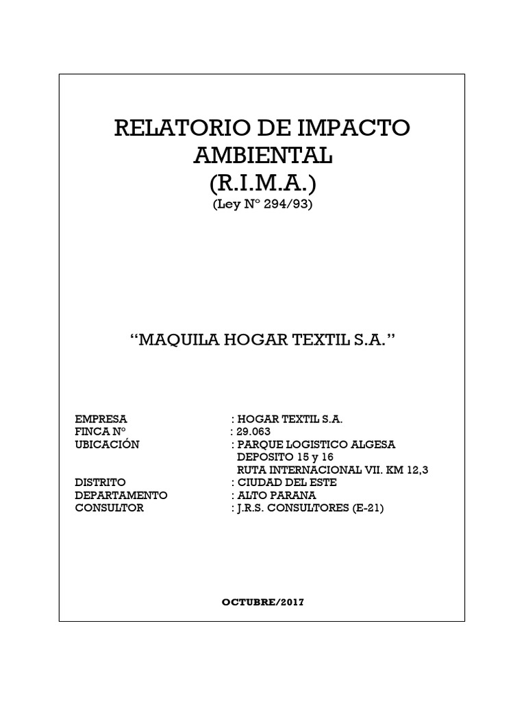 Rima 2286.2017 - Maquila Hogar Textils.a - Exp - Seam 16456.17 ...