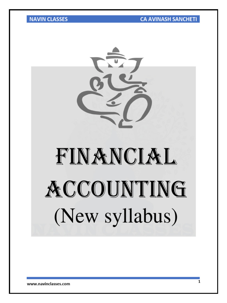 Accounting Standards | Download Free PDF | Cheque | Debits And Credits