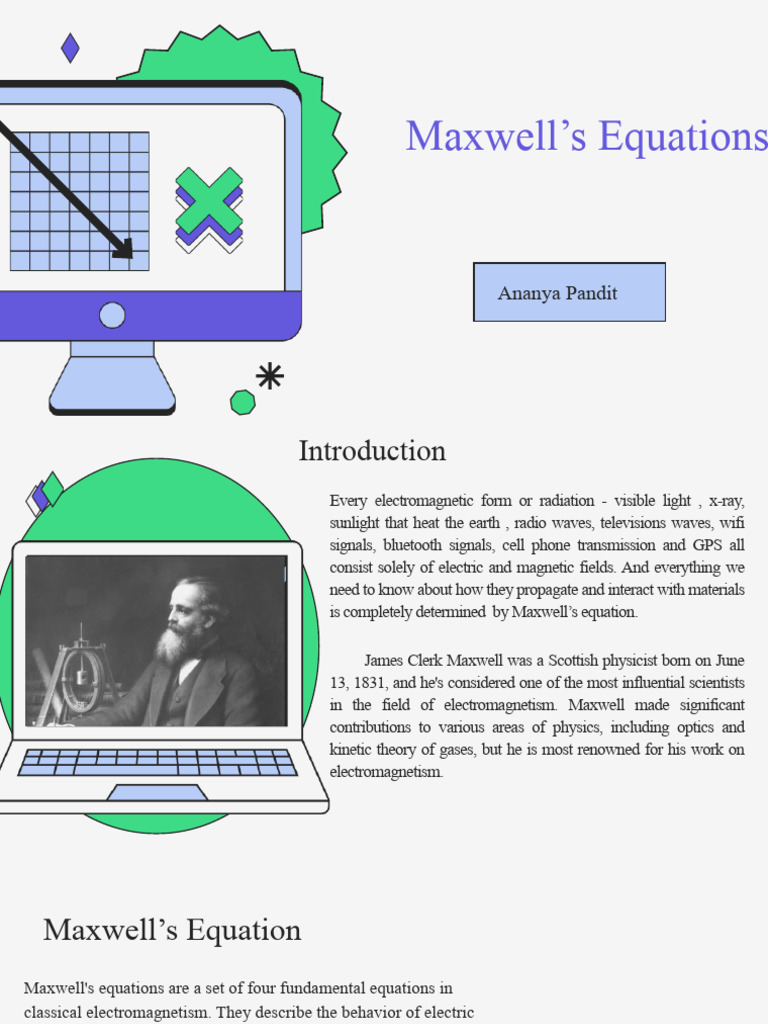 Maxwell's Equations | PDF | Electromagnetic Induction | Magnetic Field