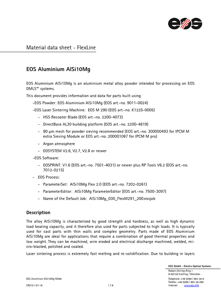 Aluminium Data Sheet | Download Free PDF | Materials | Chemical Substances